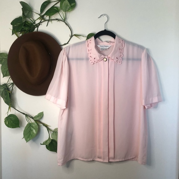 susan sutton | Tops | Vintage Susan Sutton Embroidered Collar Blouse ...